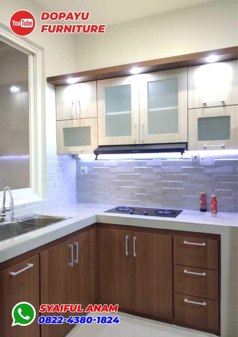 Jasa Pembuatan Kitchen Set Tuban Minimalis Modern » Dopayu Furniture
